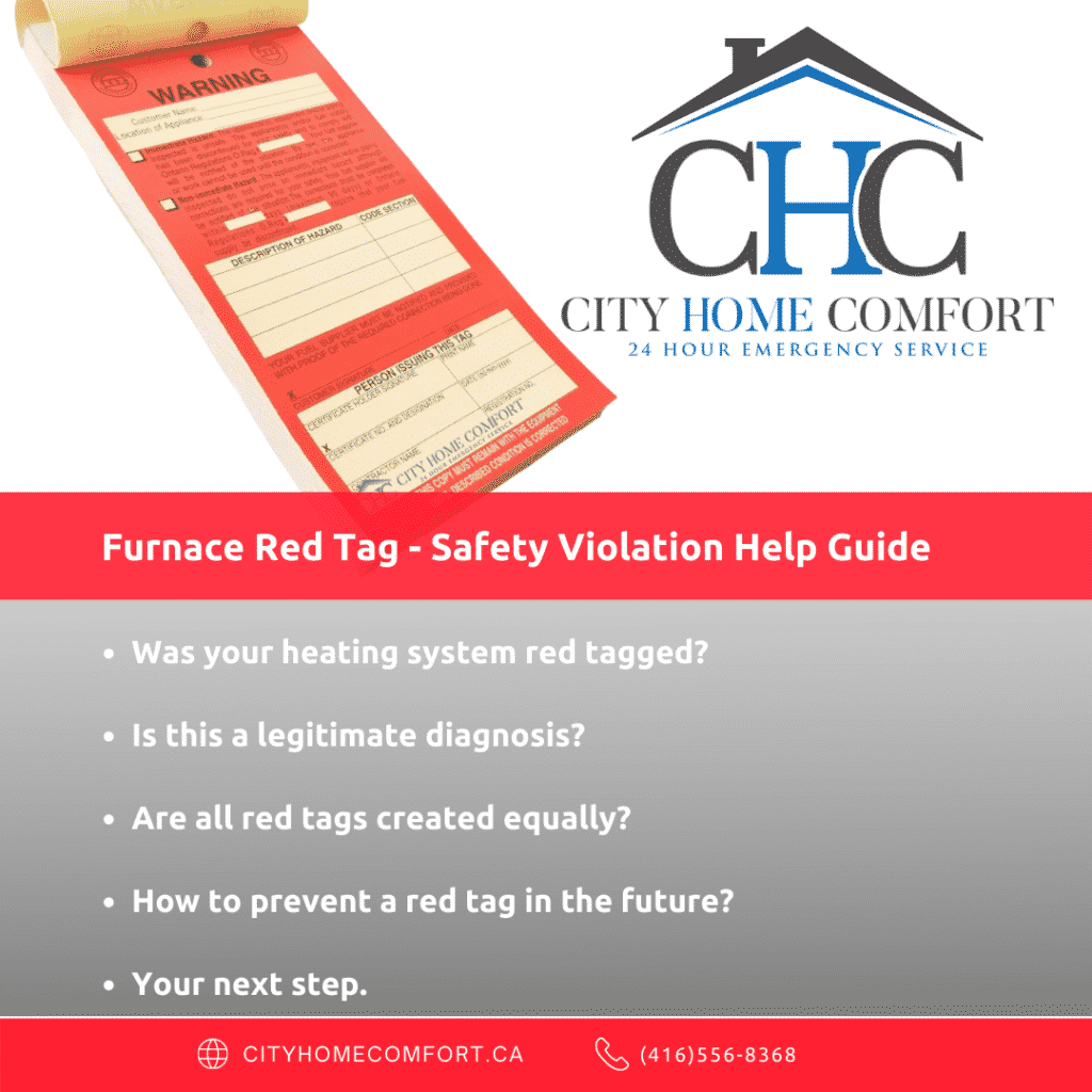 Furnace Red Tag Safety Violation - City Home Comfort