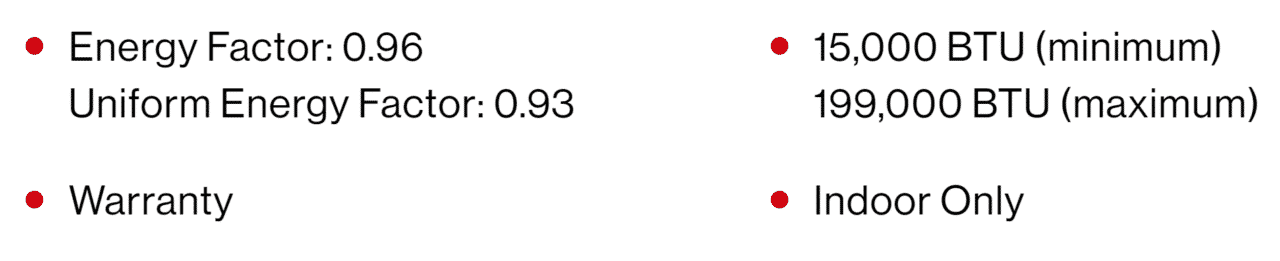 Rinnai RU199IN Tankless Water Heater